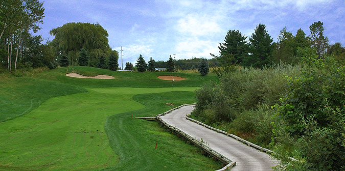 Michigan golf course review of MANISTEE NATIONAL - CUTTER'S RIDGE ...